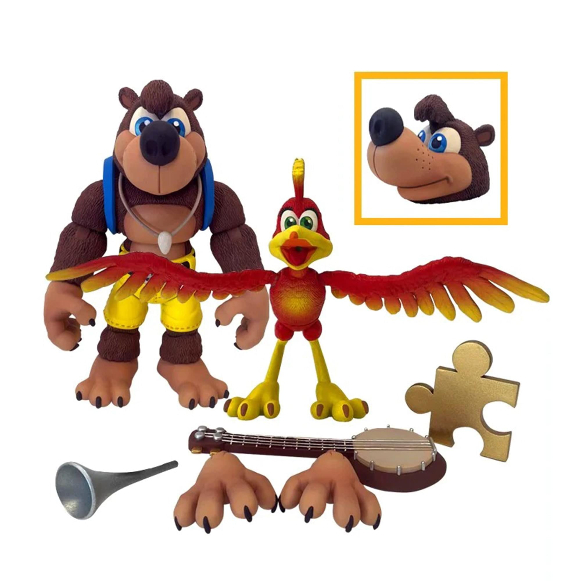 Banjo-Kazooie: Banjo and Kazooie Action Figure 2-Pack - Walmart.com
