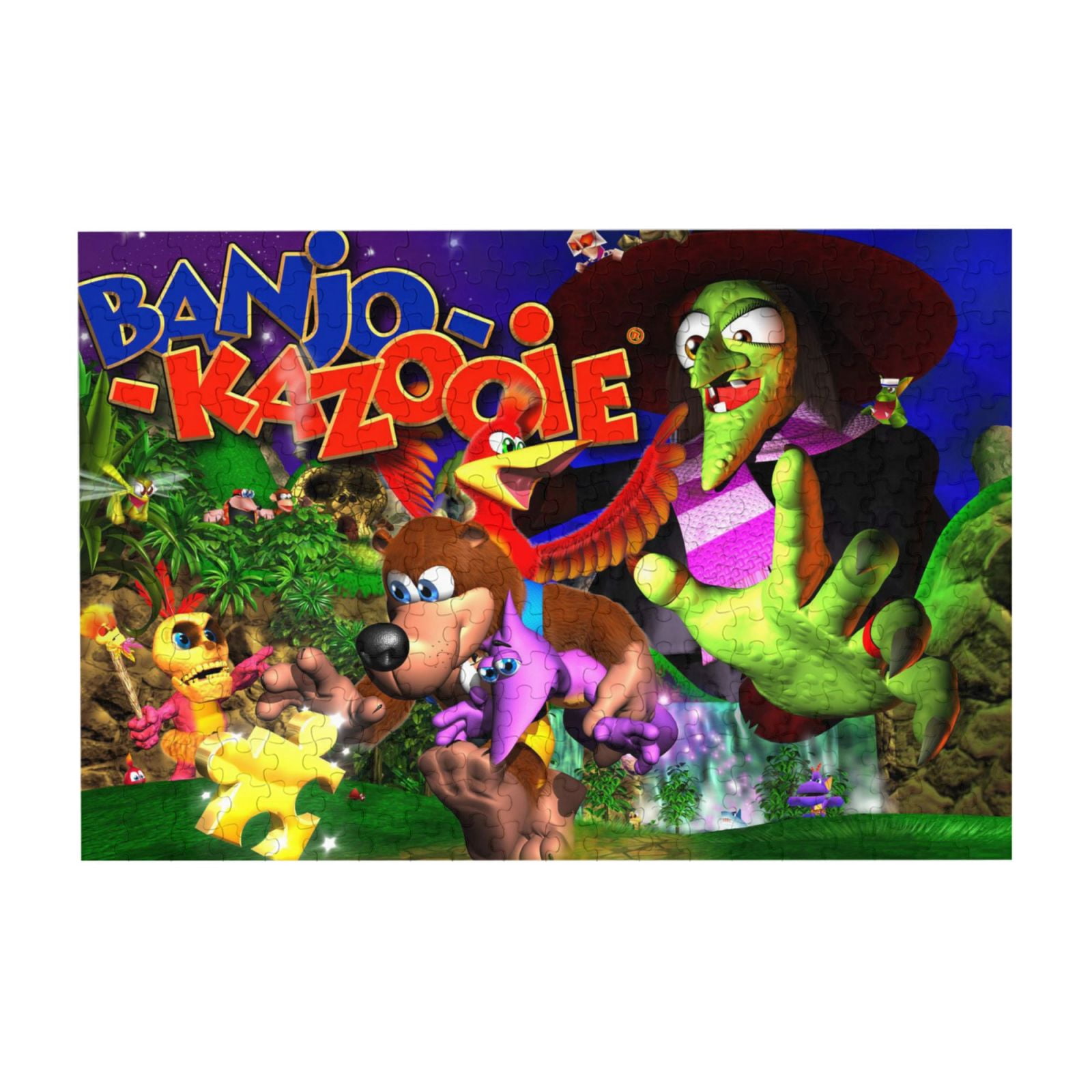 Banjo-Kazooie Jigsaw Puzzle 300 Piece Art Puzzles for Adults Kids ...