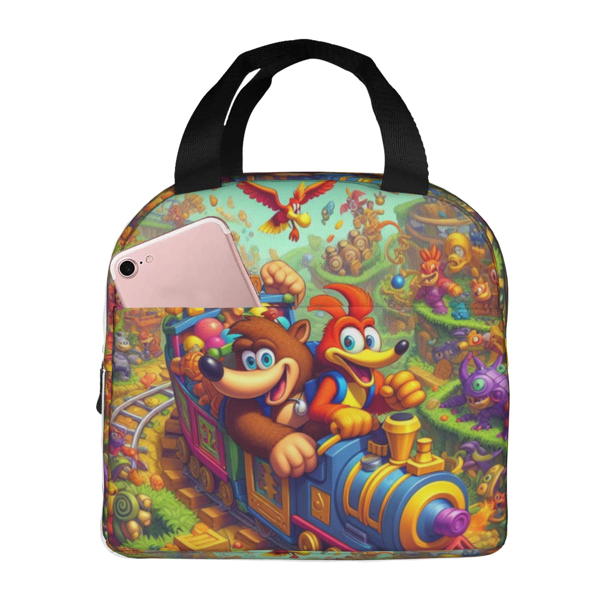 Banjo-Kazooie Lunch Bag Lunch Bag Tote Bag Insulated Lunch Box Picnic ...