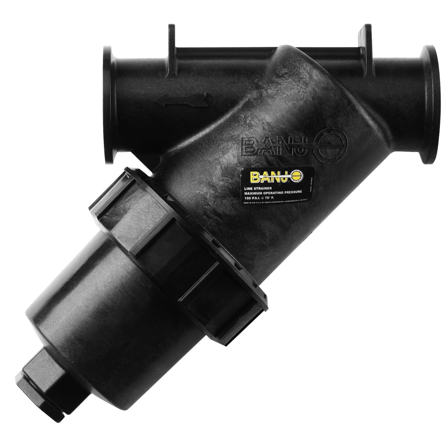 Banjo MLS222-50 2" Full Port Manifold Y Strainer w/50 Mesh Screen ...