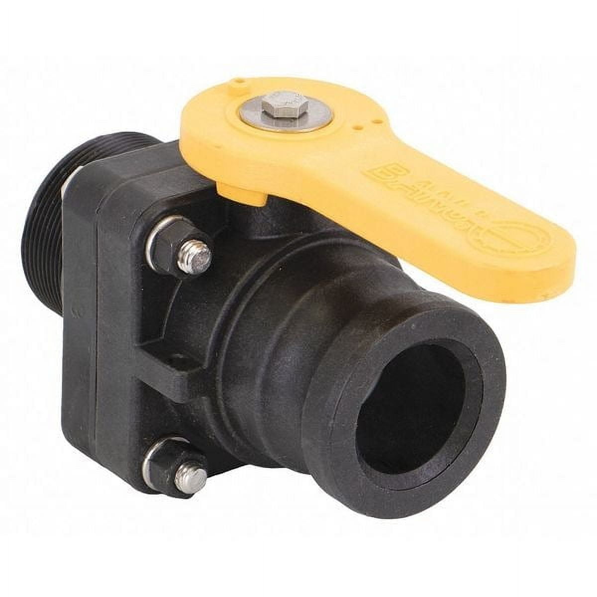 Banjo Manual 2-Way Ball Valve,Camlock,Polypro VSFMT200 - Walmart.com