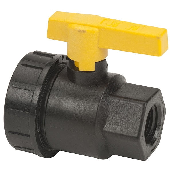 Banjo Manual 2-Way Ball Valve,NPT,Polypro UV050FP - Walmart.com