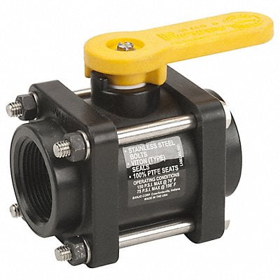 Banjo Manual 2-Way Ball Valve,NPT,Polypro V125 - Walmart Business Supplies