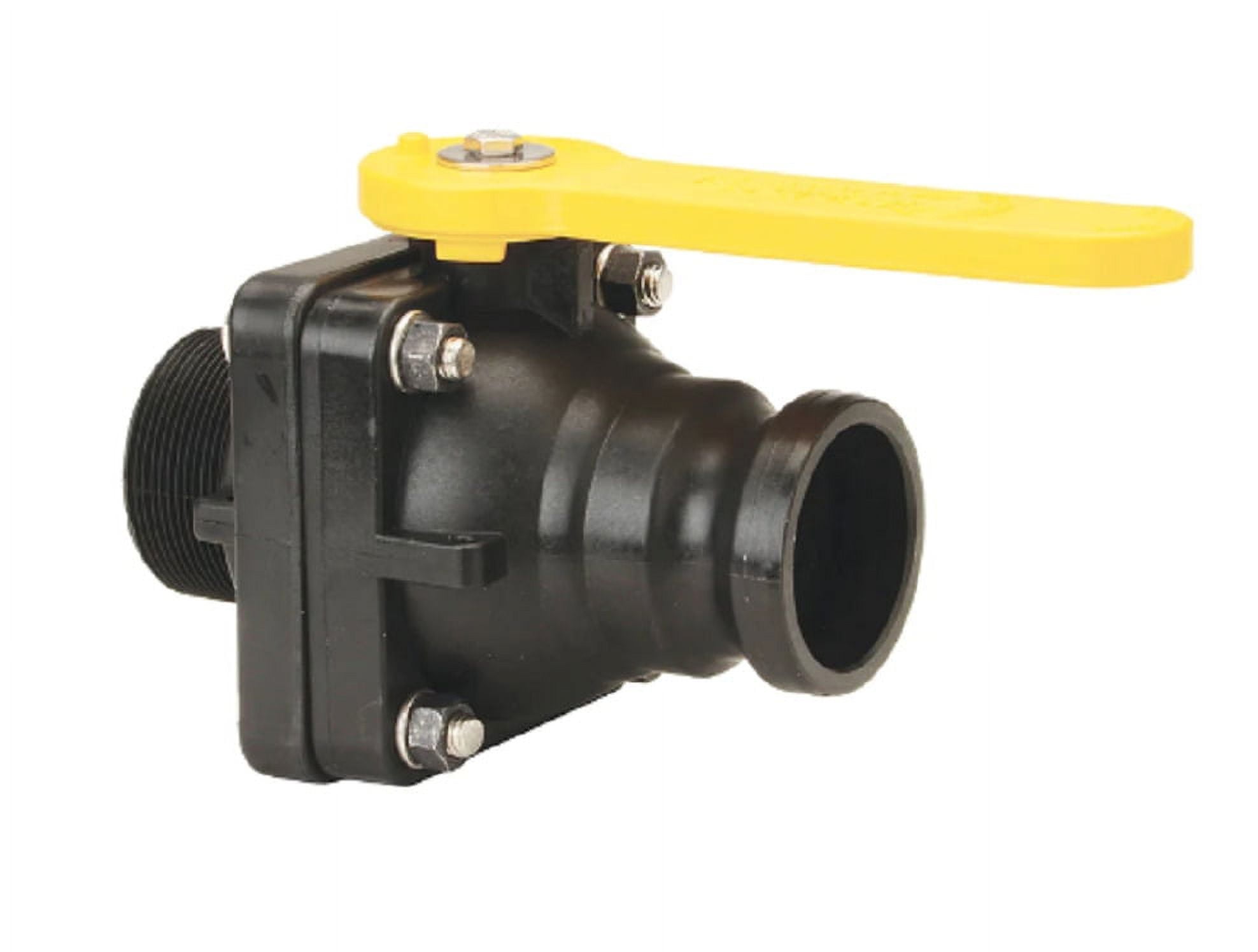 Banjo Manual 2-Way Ball Valve,NPT,Polypro VSMT204FP - Walmart.com