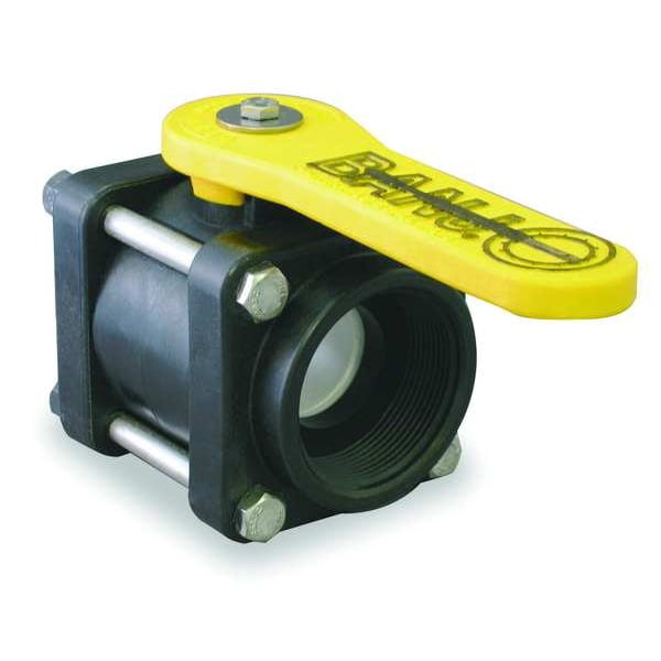 Banjo Polypropylene Ball Valve,FNPT,2 in V200 - Walmart Business Supplies