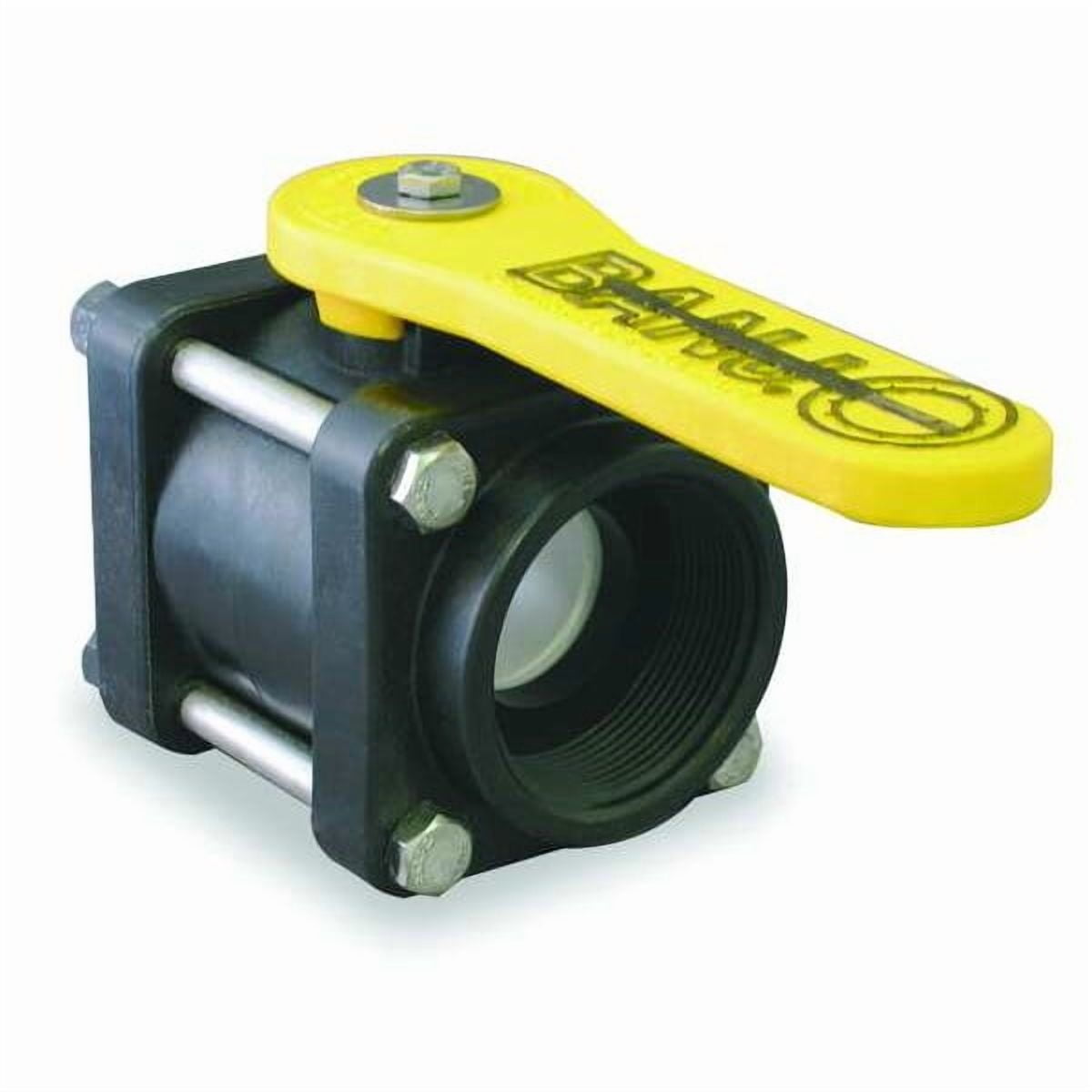 Banjo 2" FNPT Polypropylene Ball Valve Inline V200 - Walmart.com