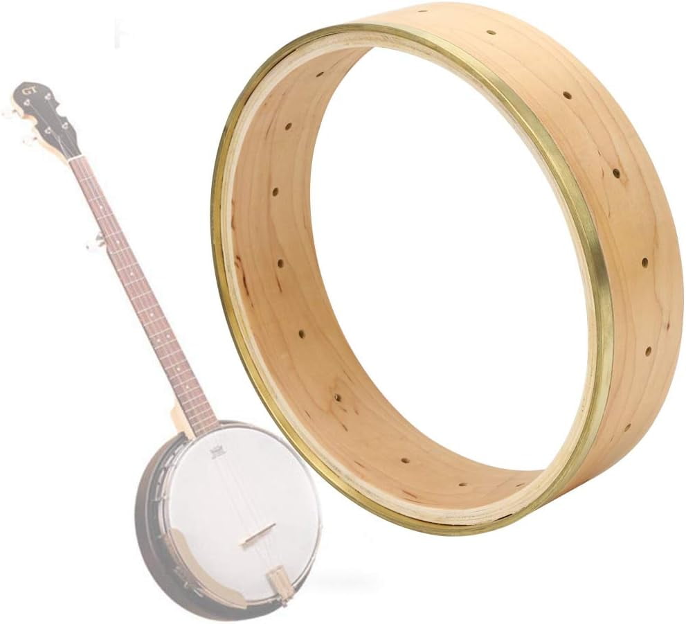 Banjo Rim Ring,11 Inch Maple Wood Banjo Rim for Banjo Parts - Walmart.com