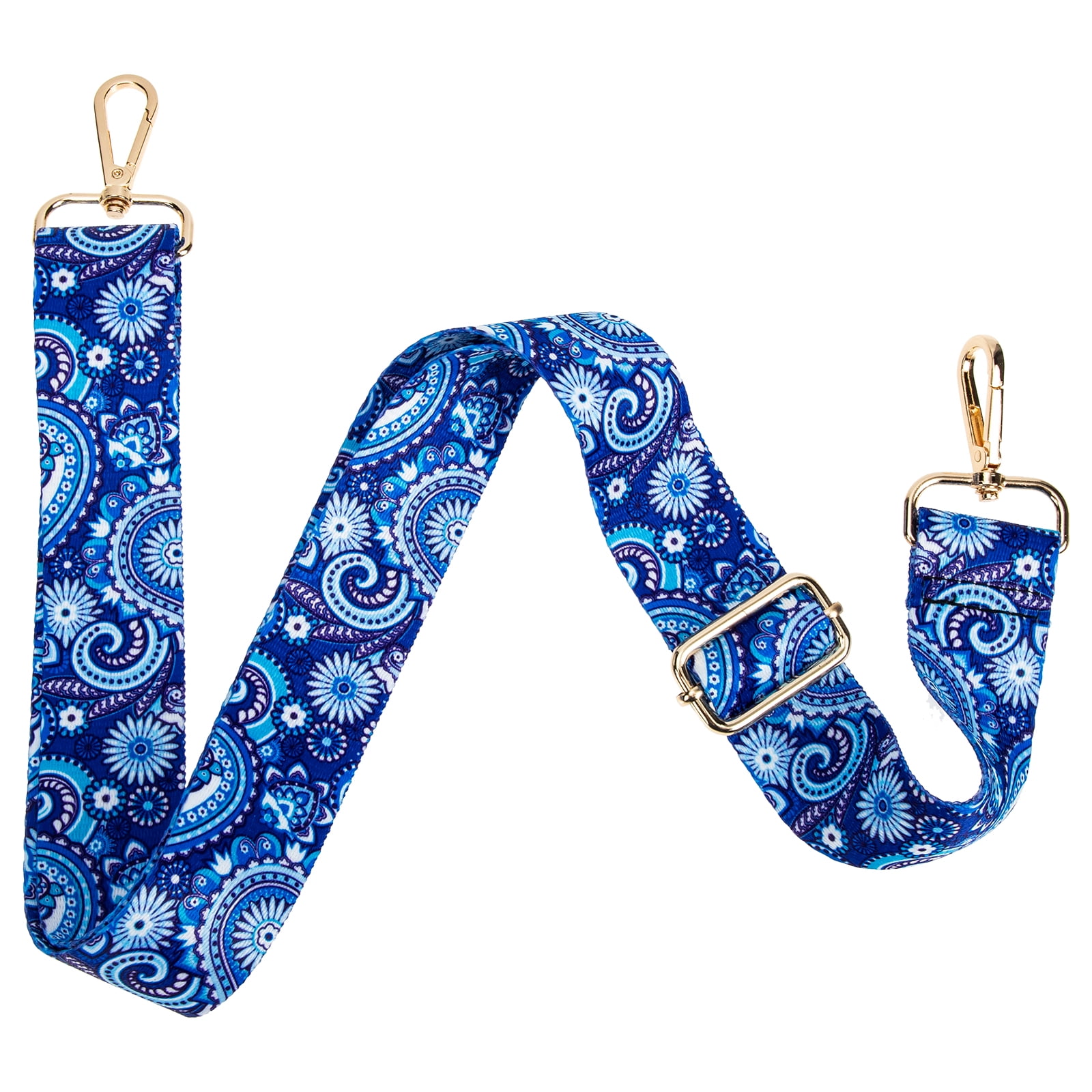 Banjo Strap Jacquard Woven Guitar Strap Vintage Flower Pattern Banjo ...