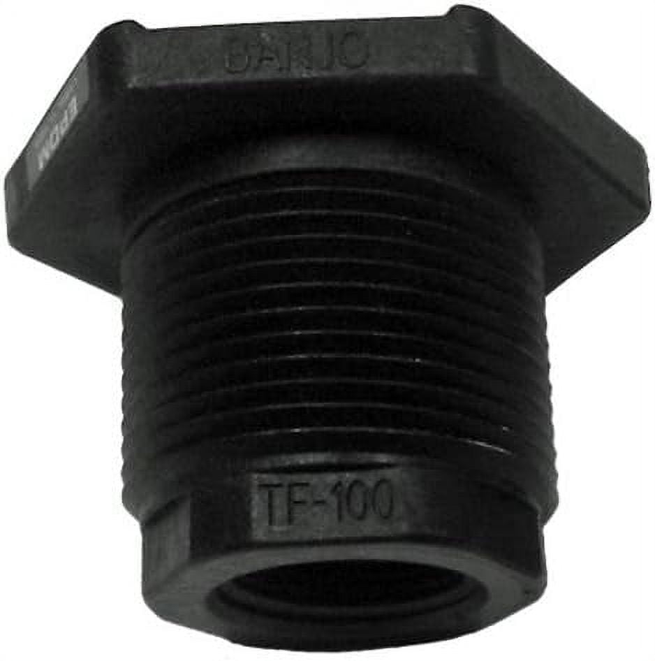 Banjo TF400 4" Poly Bulkhead EPDM Tank Fitting - Walmart.com