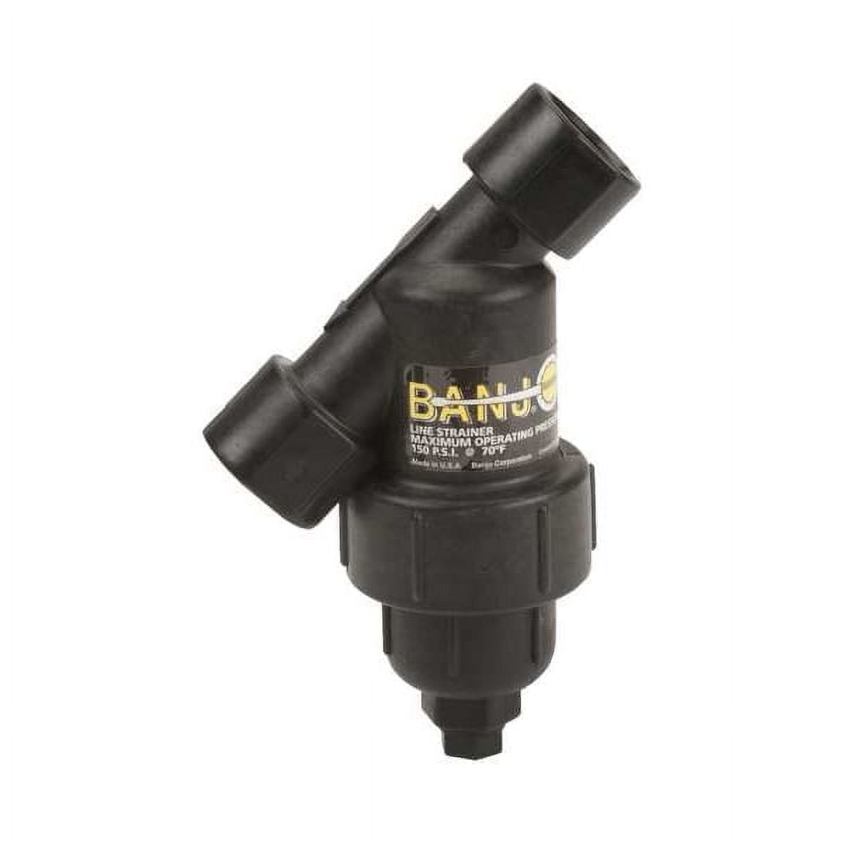 Banjo Y Strainer,6" H,16 mesh,Polypropylene LS075-40 - Walmart.com