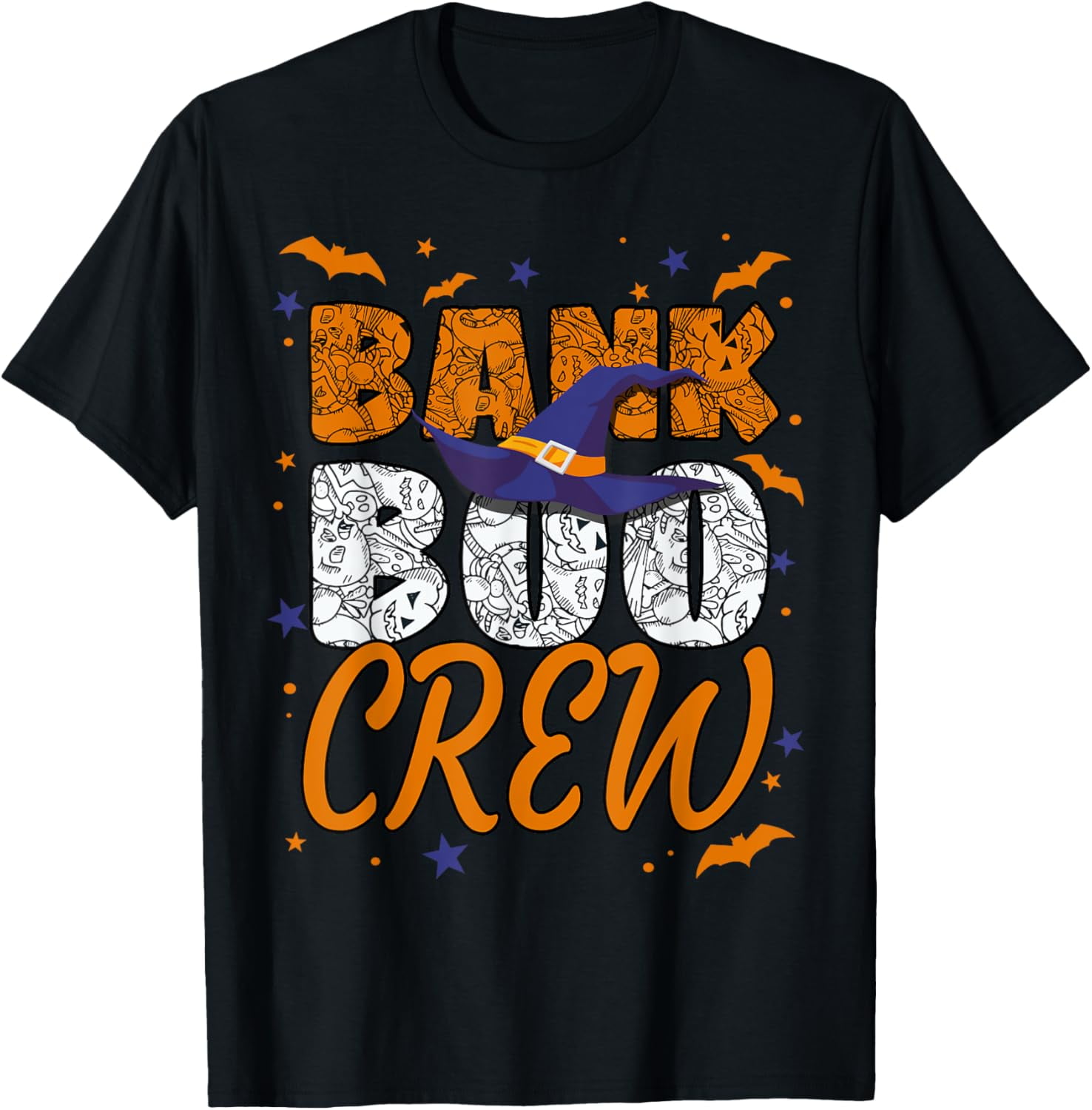Bank Boo Crew Halloween Banker Bank Teller Matching T-Shirt - Walmart.com