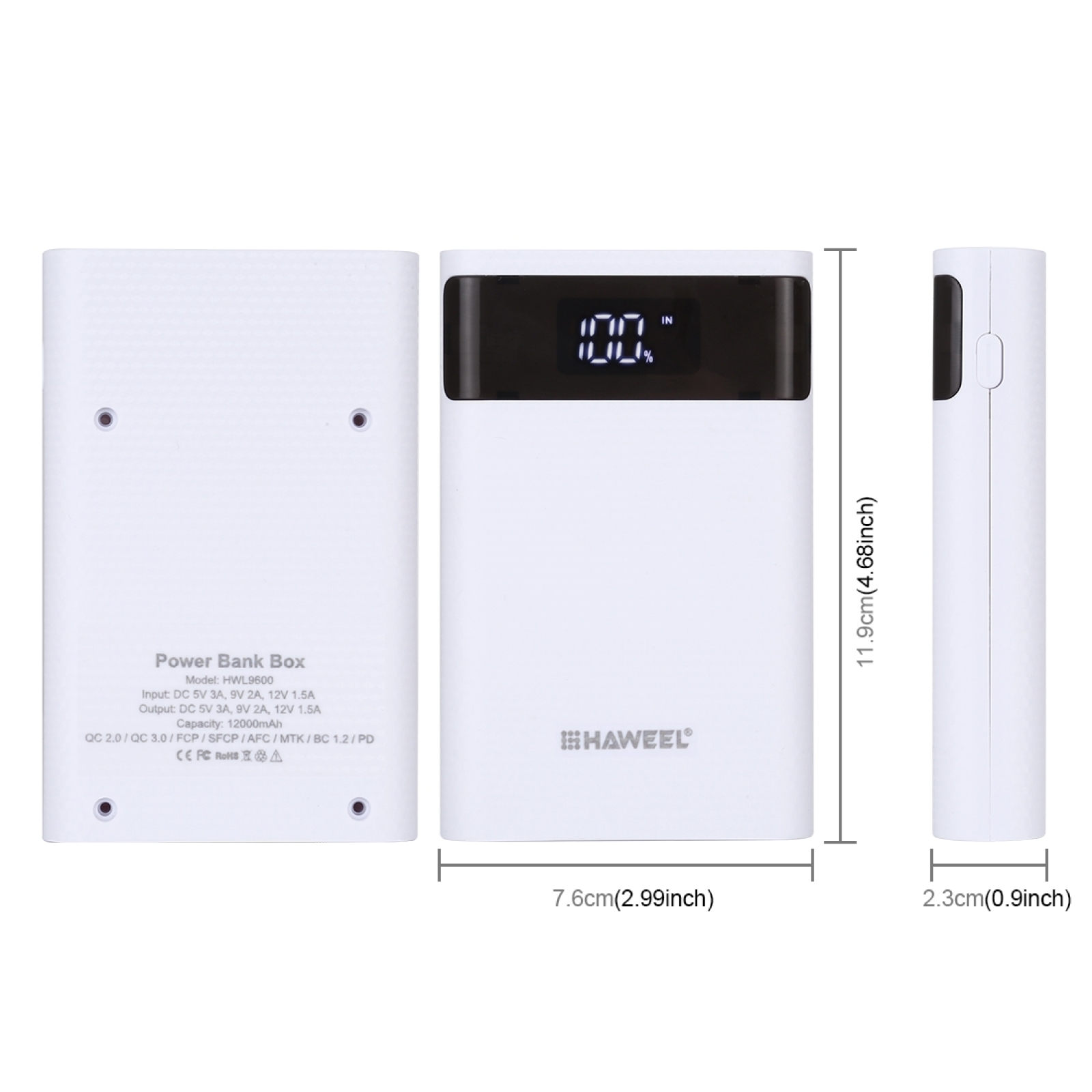 Bank DIY Lithium Battery Battery Power Bank Shell Box With USB Output ...