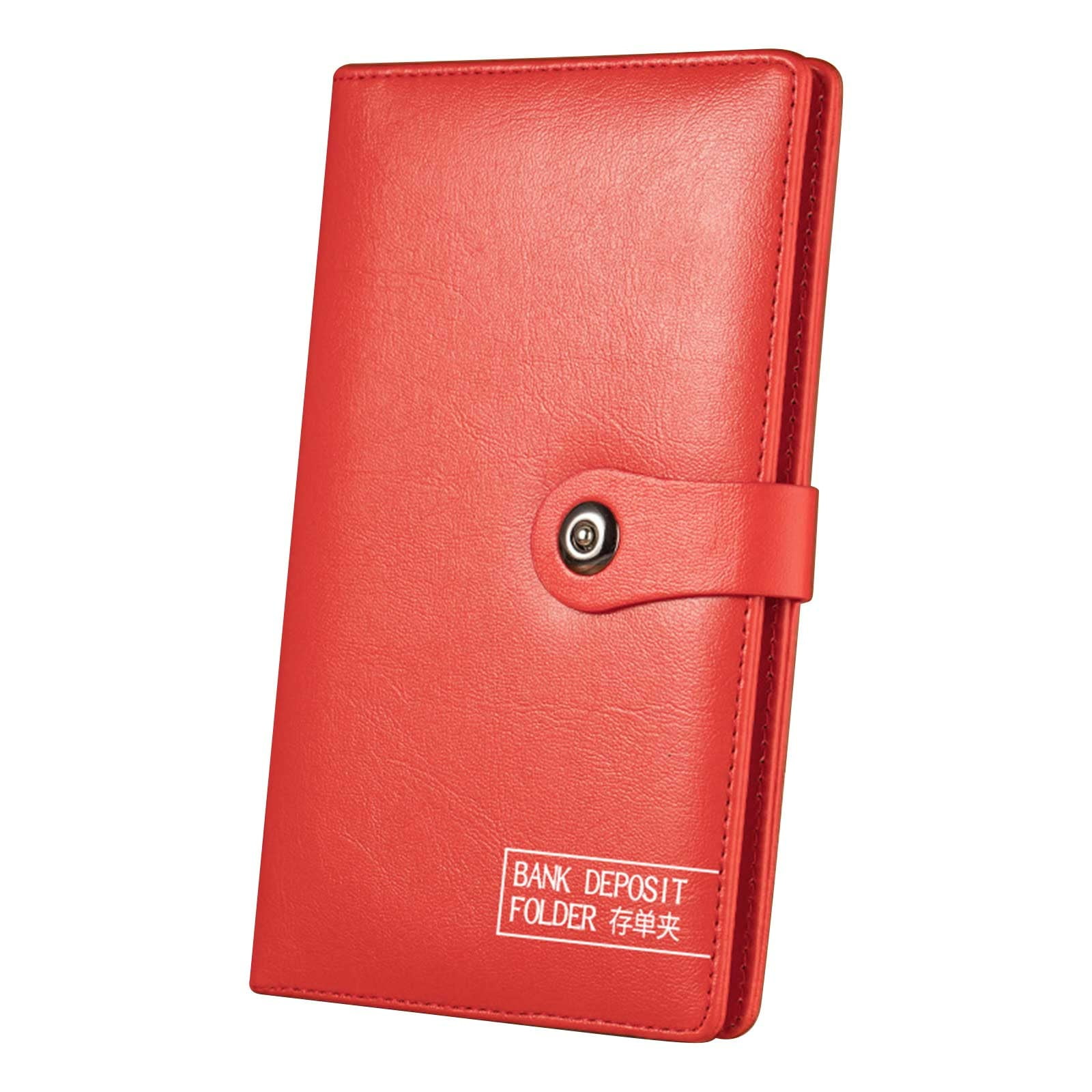 LanSuare Bank Deposit Storage Notebook, Check & Bill Storage Wallet ...
