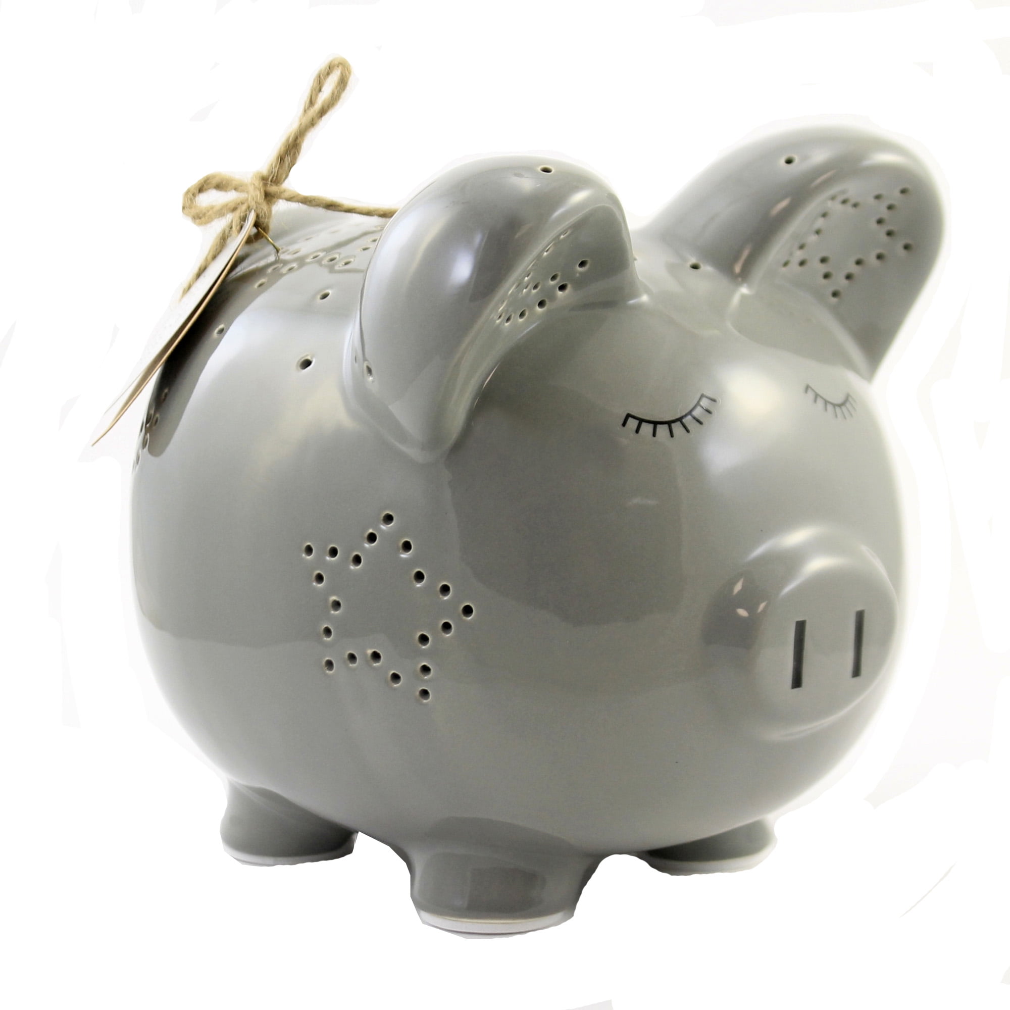 Bank Grey Night Light Piggy Bank Ceramic 883,181,392,396, 3626Gy ...