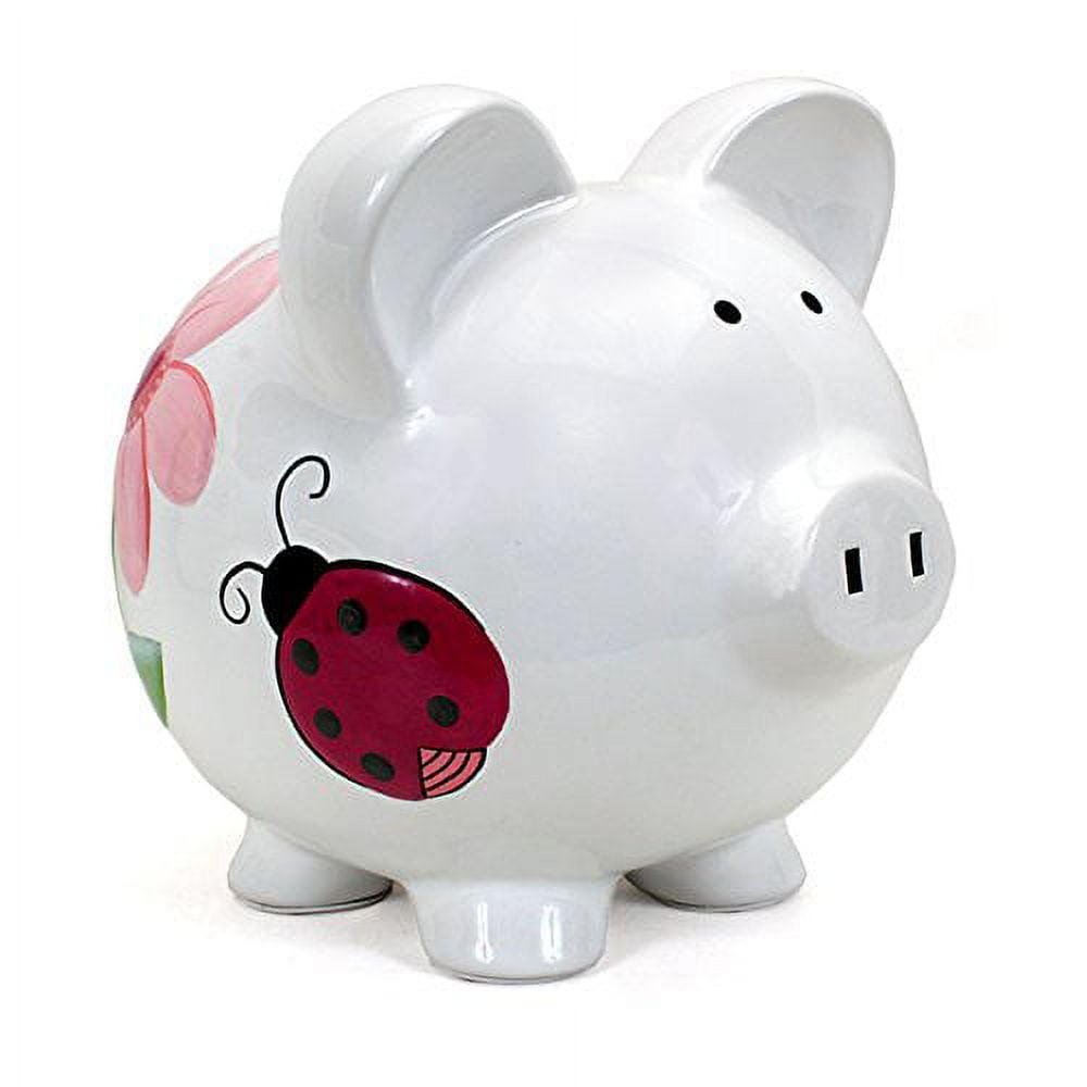 Bank Large Lady Bug Piggy Bank Ceramic Personalize 36813 - Walmart.com
