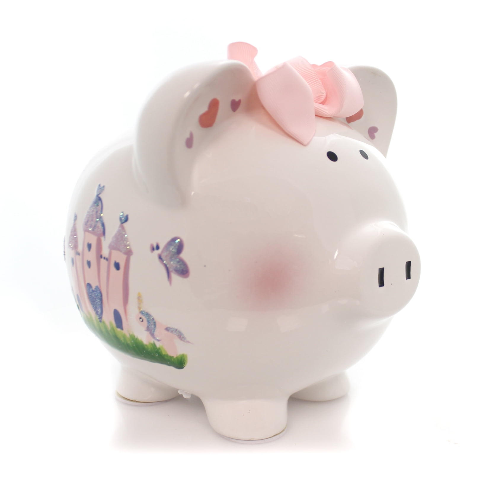 Bank Princess Castle Bank Ceramic Baby Hand Painted 36817 - Walmart.com