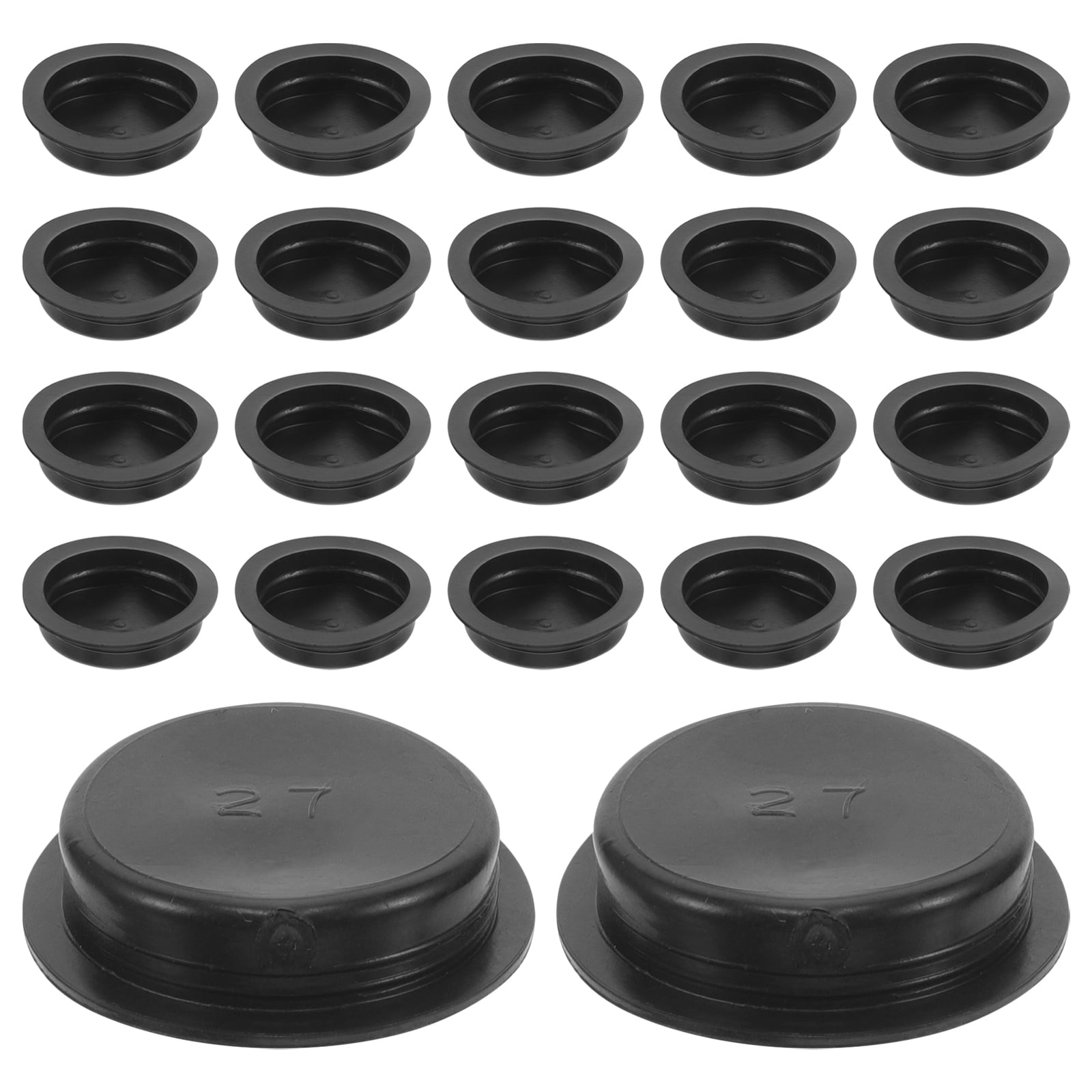 Bank Plugs Doll Piggy Round Saving Pot Stopper Bottom Painted Rubber 50 ...