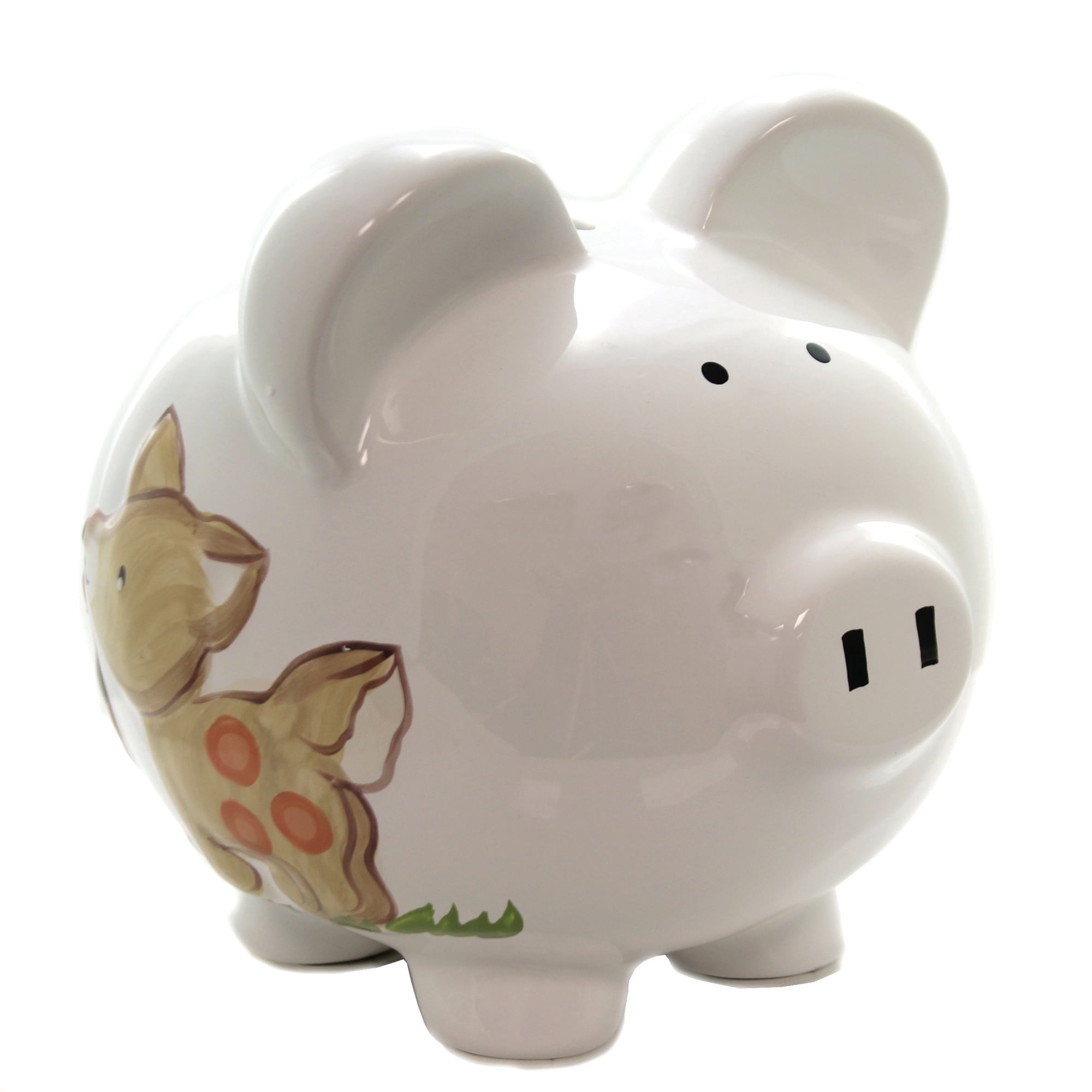 Bank Woodland Piggy Bank Ceramic Fox Deer Woodland Animals 36905 ...
