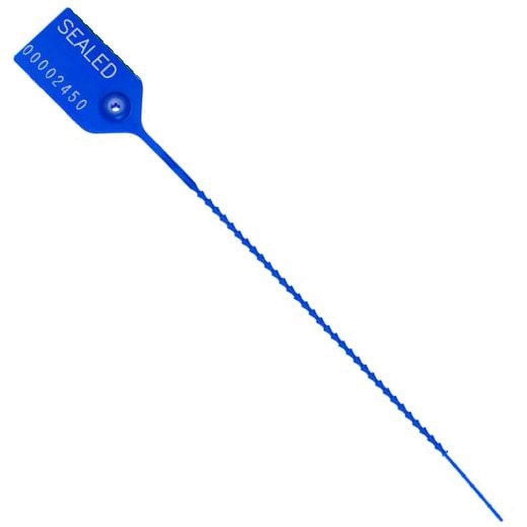 BankSupplies Blue Pull Tight Security Seals | Pack of 100 | 25 lbs ...