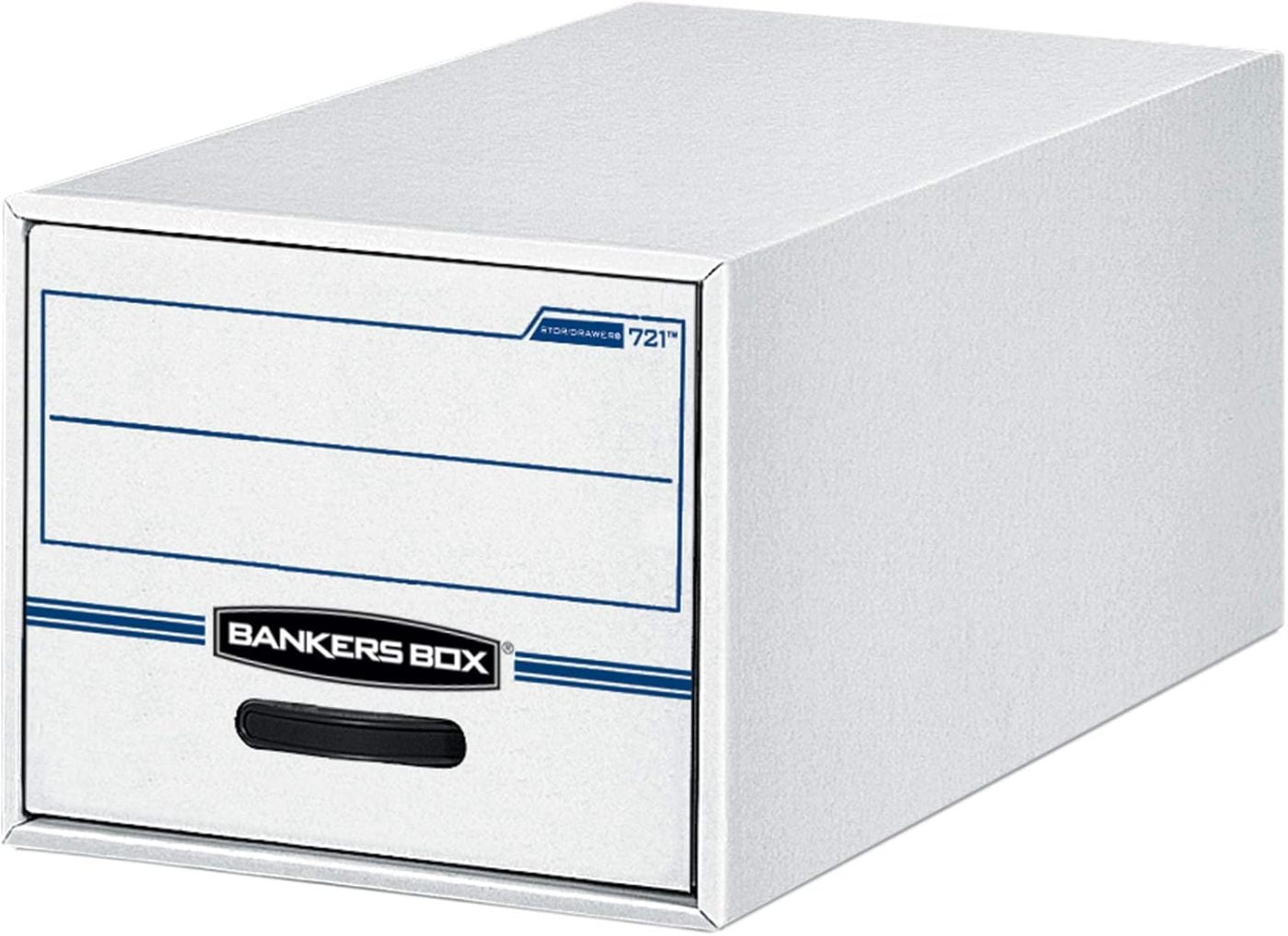 Banker's Box 6 Pack STOR/DRAWER STEEL PLUS Basic Space Saving Filing Cabinet, Stacks 2 High ...