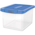 Bankers Box 0086202 Heavy Duty Plastic File Storage, Locking Lid ...