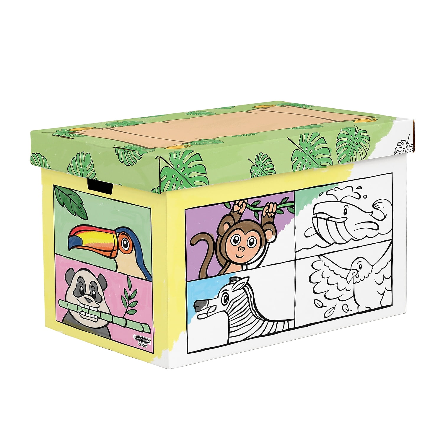 Bankers Box at Play Animal Print Toybox (1231701) - Walmart.com