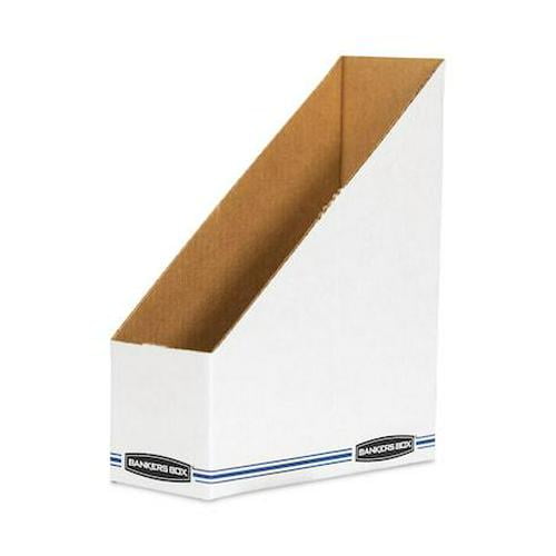 Bankers Box Cardboard Magazine File, White, PK12 - Walmart.com