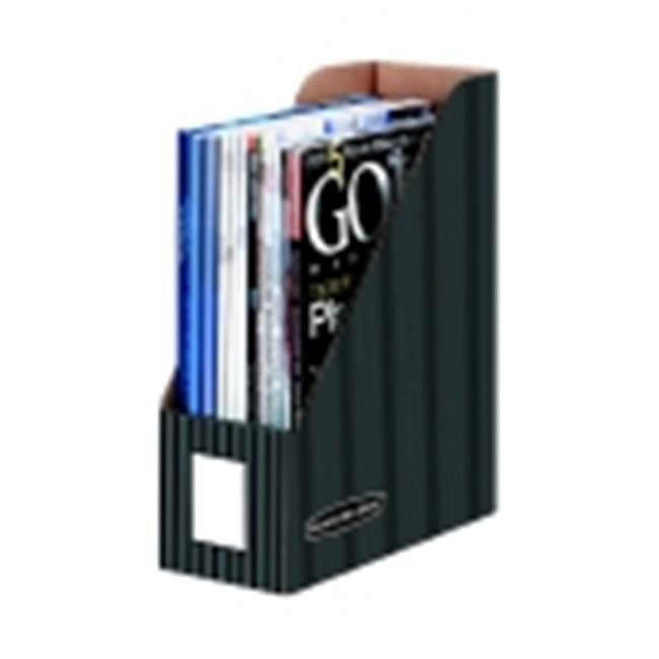 Bankers Box Corrugated Paper Magazine File Holder With Pinstripe ...