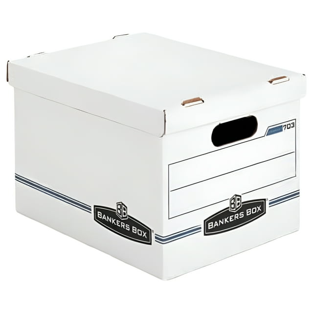 "Bankers Box, Heavy Duty Storage Moving Boxes in Legal Size with Lid ...