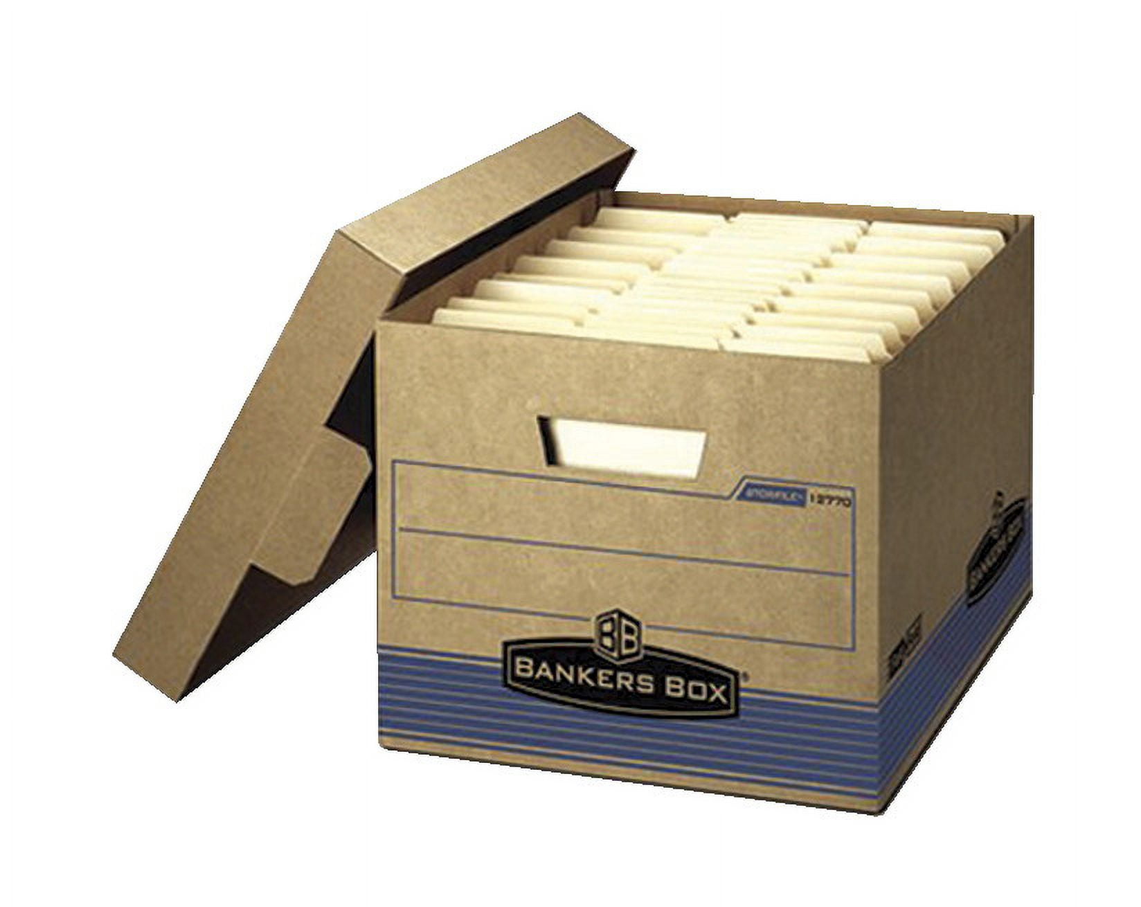 Bankers Box Letter And Legal Size File Storage Box, Kraft And Green ...