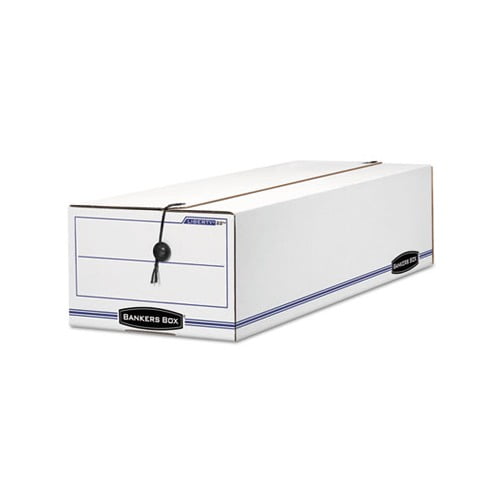 Bankers Box Liberty Check and Form Boxes, White, Blue, 12 / Carton ...