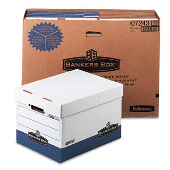Bankers Box R-Kive Max Storage Box- Letter/Legal- Locking Lid- White ...