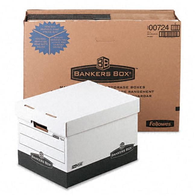 Bankers Box R-Kive Max Storage Box- White/Black - Legal/Letter ...