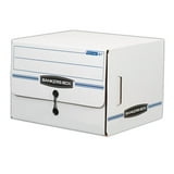 Bankers Box Side-Tab File Storage Box Letter 15-1/4 x 13-1/2 x 10-3/4 ...