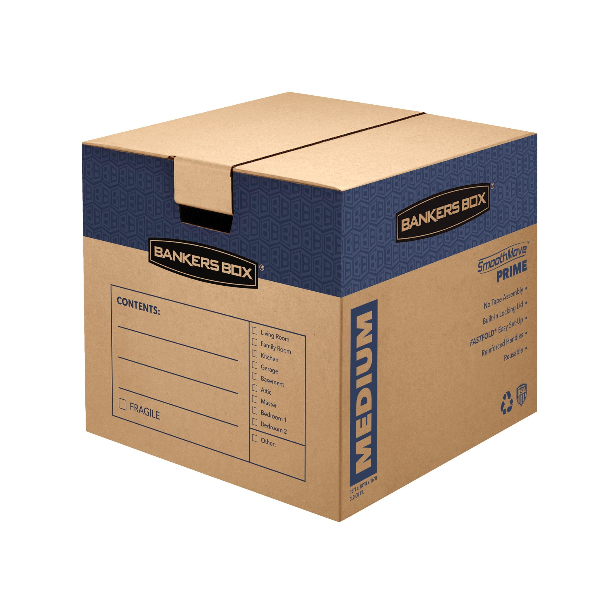 Free Shipping! Bankers Box Smooth Move Prime Moving Boxes, Medium ...