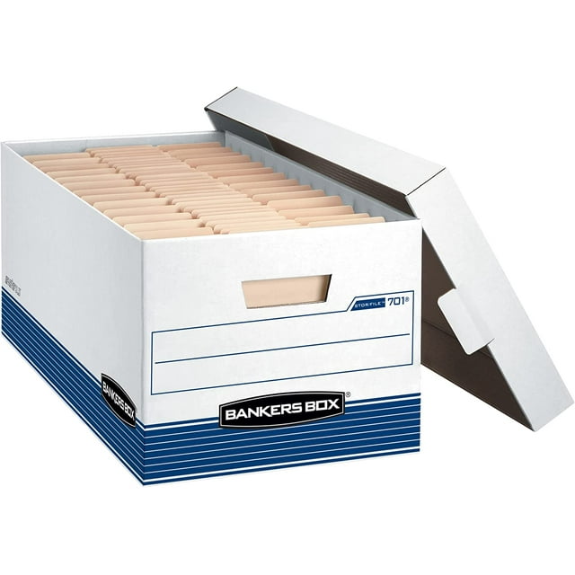 Bankers Box® Stor/File™ Medium-Duty Storage Boxes With Locking Lift-Off ...