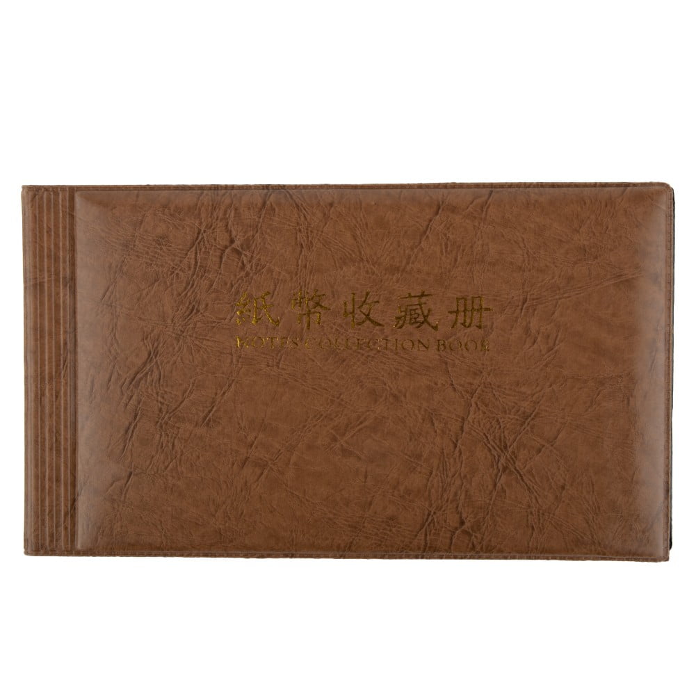 Banknote ALBUM with 30 pages 21x12.5 cm Notes Folder Book Paper Money ...
