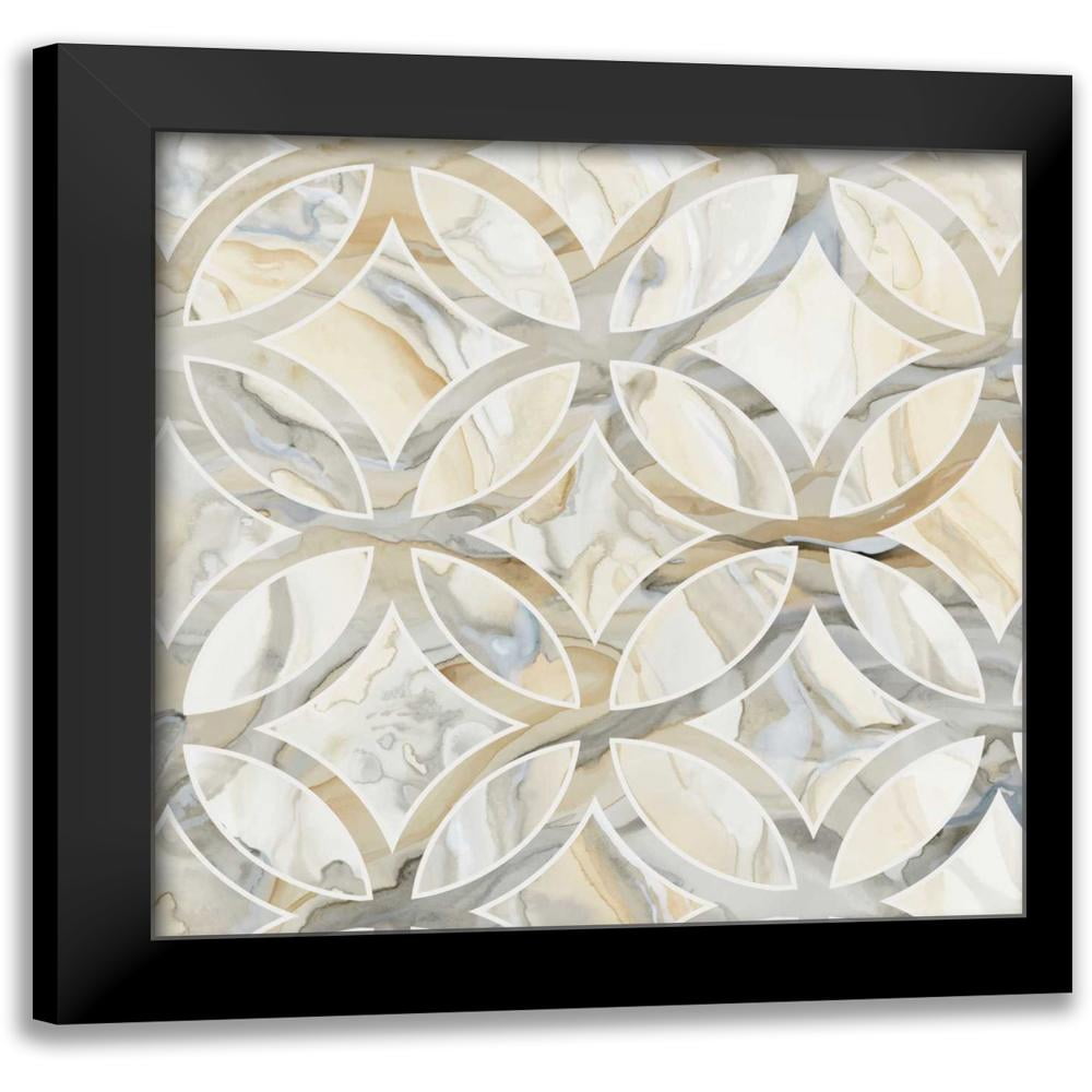 Banks, Debbie 20x20 Black Modern Framed Museum Art Print Titled - Onyx ...