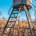 Banks Outdoors 12ft Metal Step Ladder, Mountable to Any Homemade Wooden ...