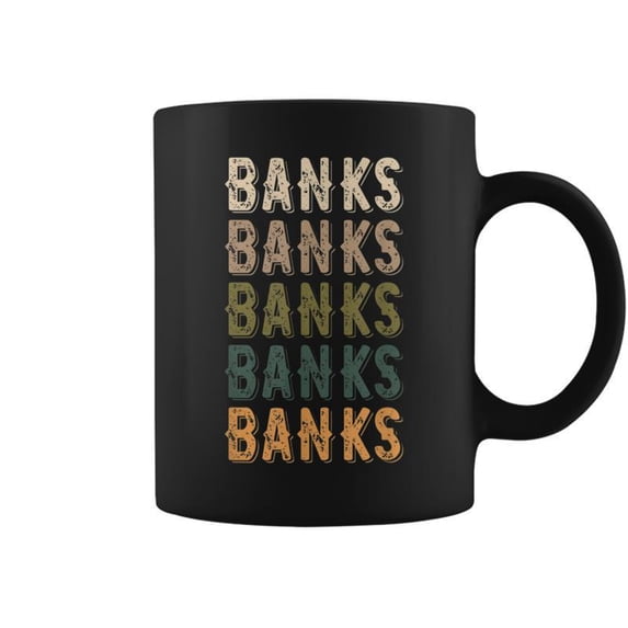 Banks Personalized Reunion Matching Family Name Coffee Mugs - Walmart.com