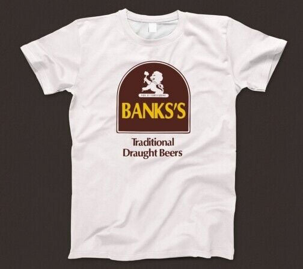 Banks's Beer T Shirt 550 Retro 70s Traditional Draught Robert Plant ...