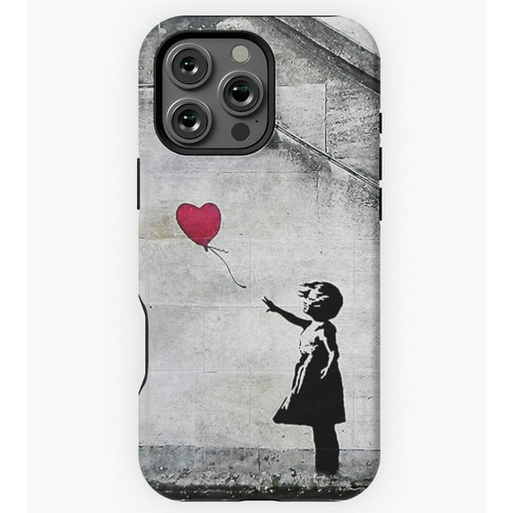 Banksy Balloon Girl Hope GA376 Phone Case for iPhone 11 to 17 Pro Max ...