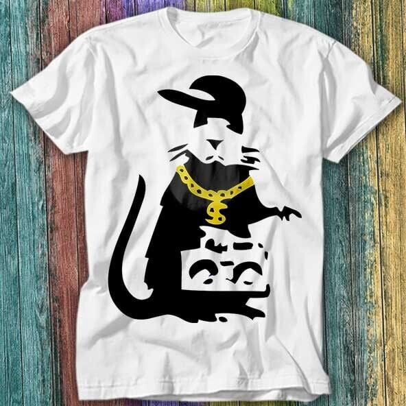 Banksy Gangsta Rat Mouse Mice T Shirt Top Tee 485 - Walmart.com