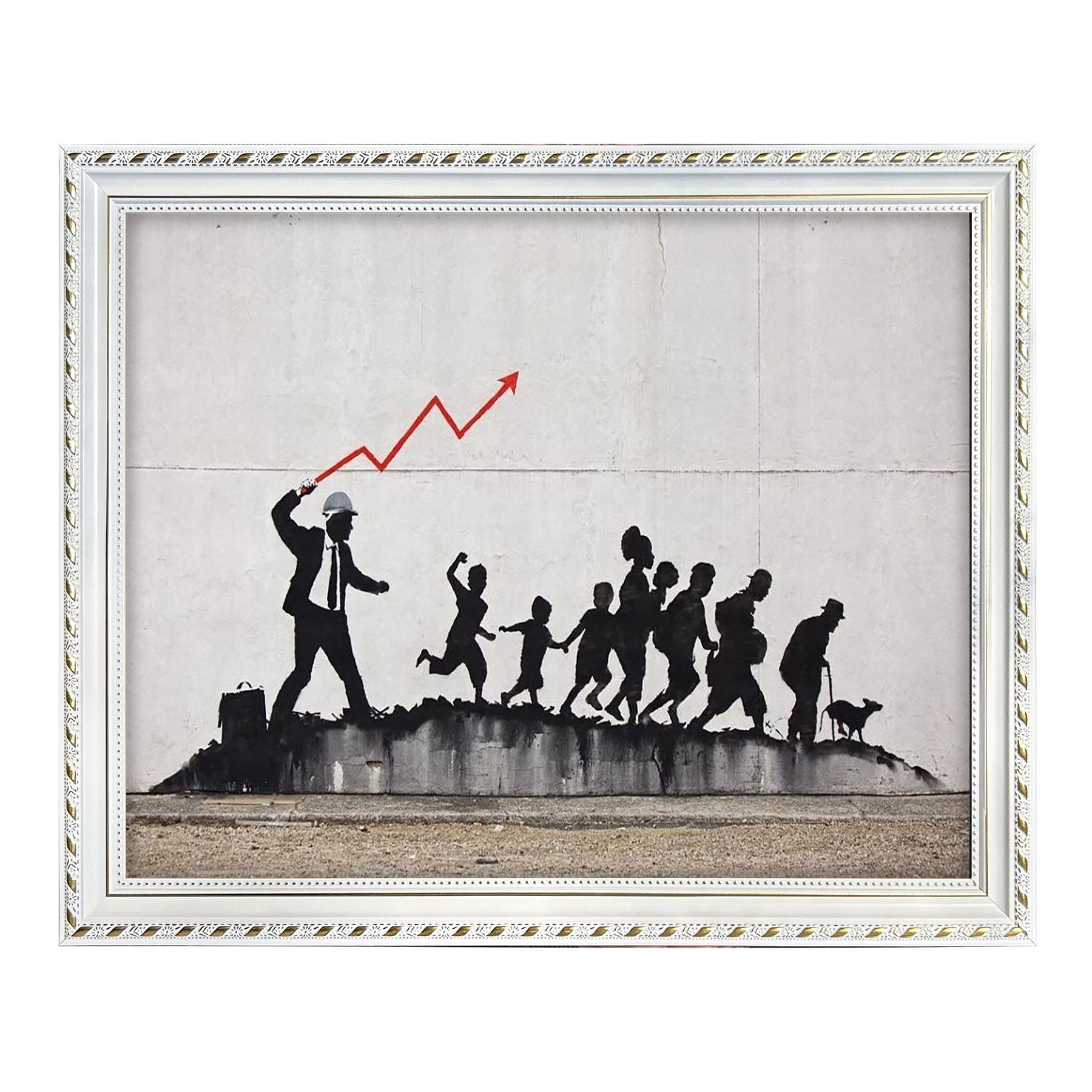 Banksy Graffiti Wall Art Capitalist Slave Pop Art Wall Decorart Work ...