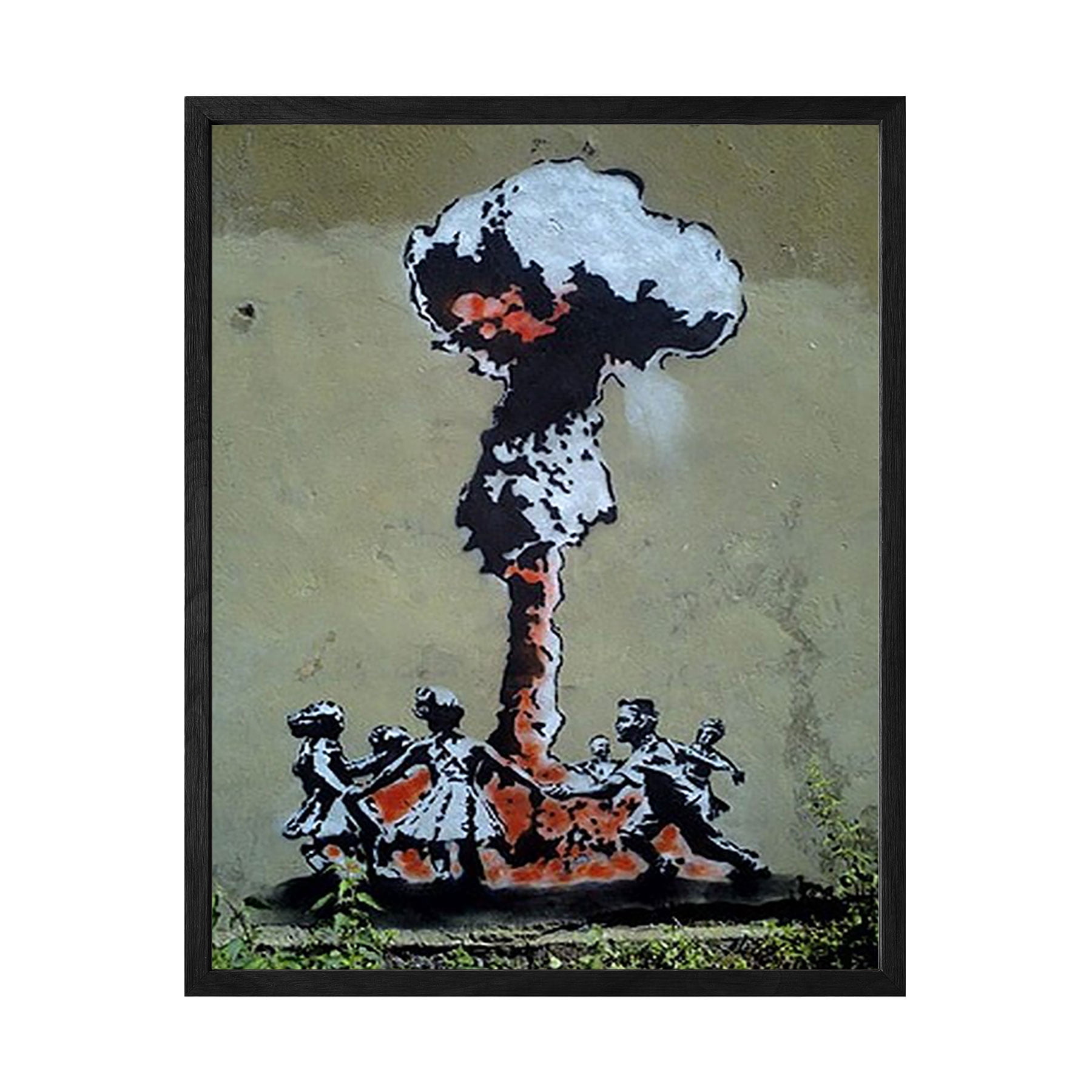 Banksy Graffiti Wall Art Fire Pop Art Wall Decorart Work For Walls ...