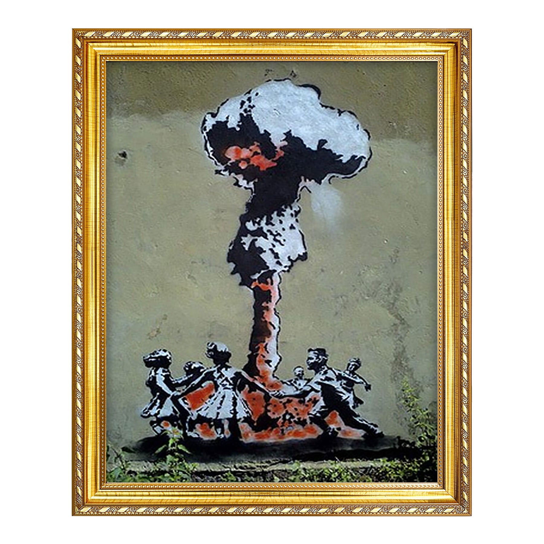 Banksy Graffiti Wall Art Fire Pop Art Wall Decorart Work For Walls ...