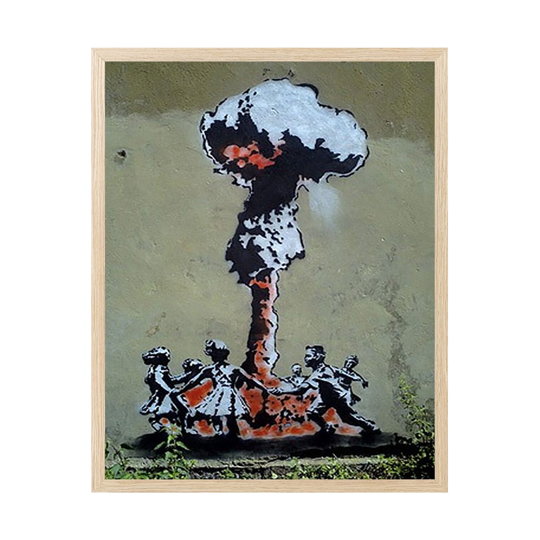 Banksy Graffiti Wall Art Fire Pop Art Wall Decorart Work For Walls ...