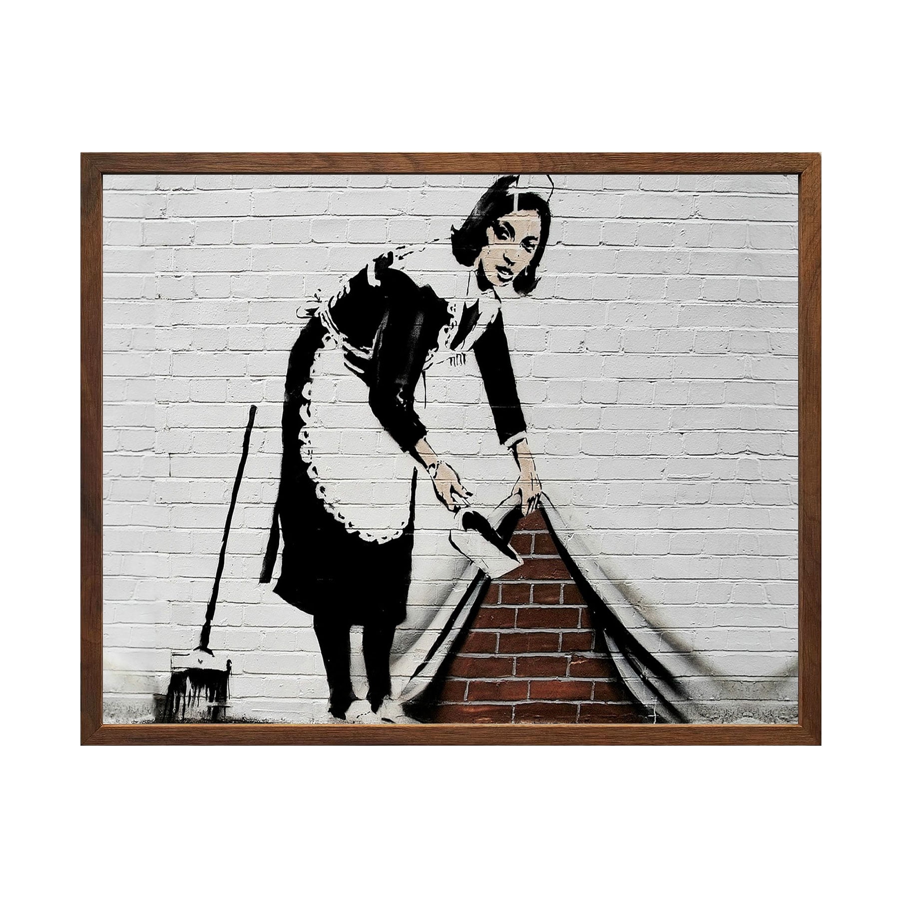 Banksy Graffiti Wall Art Sweep It Under Carpet Pop Art Wall Decorart ...