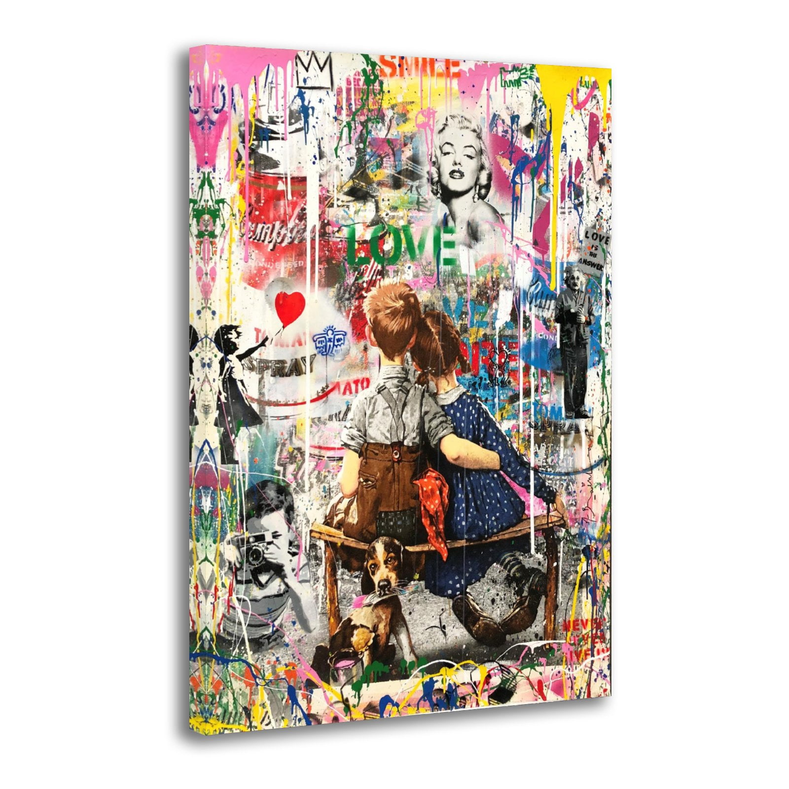 Banksy Graffiti Work Well Together Posters Art Print Wall Photo Paint ...
