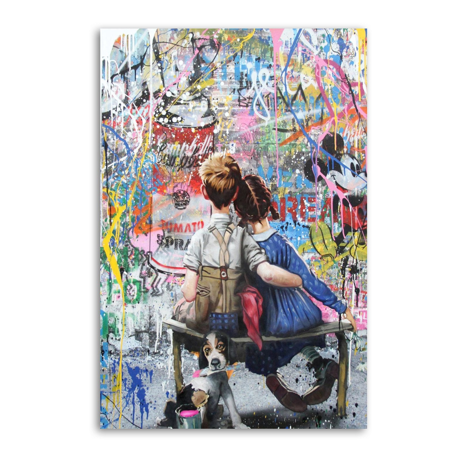 Banksy Graffiti Work Well Togethers Posters Art Print Wall Photo Paint ...